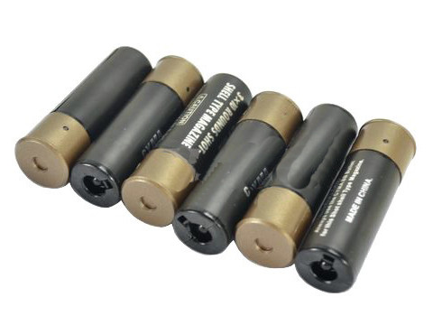 M870 / SPAS 12 / M3 magazine (30rds), 6-pack shell, BLACK - bope